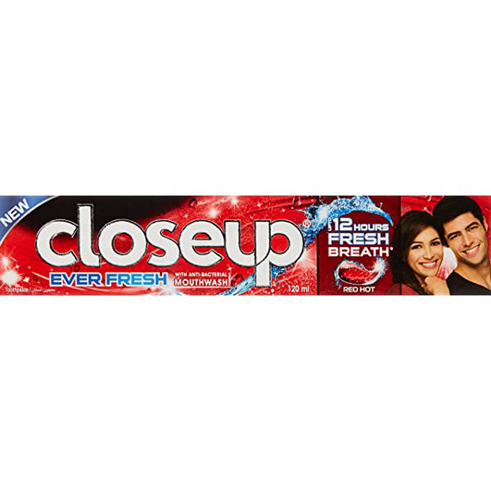 Close Up Toothpaste Red Hot, 120 ml (Pack of 4) - Royal Touch
